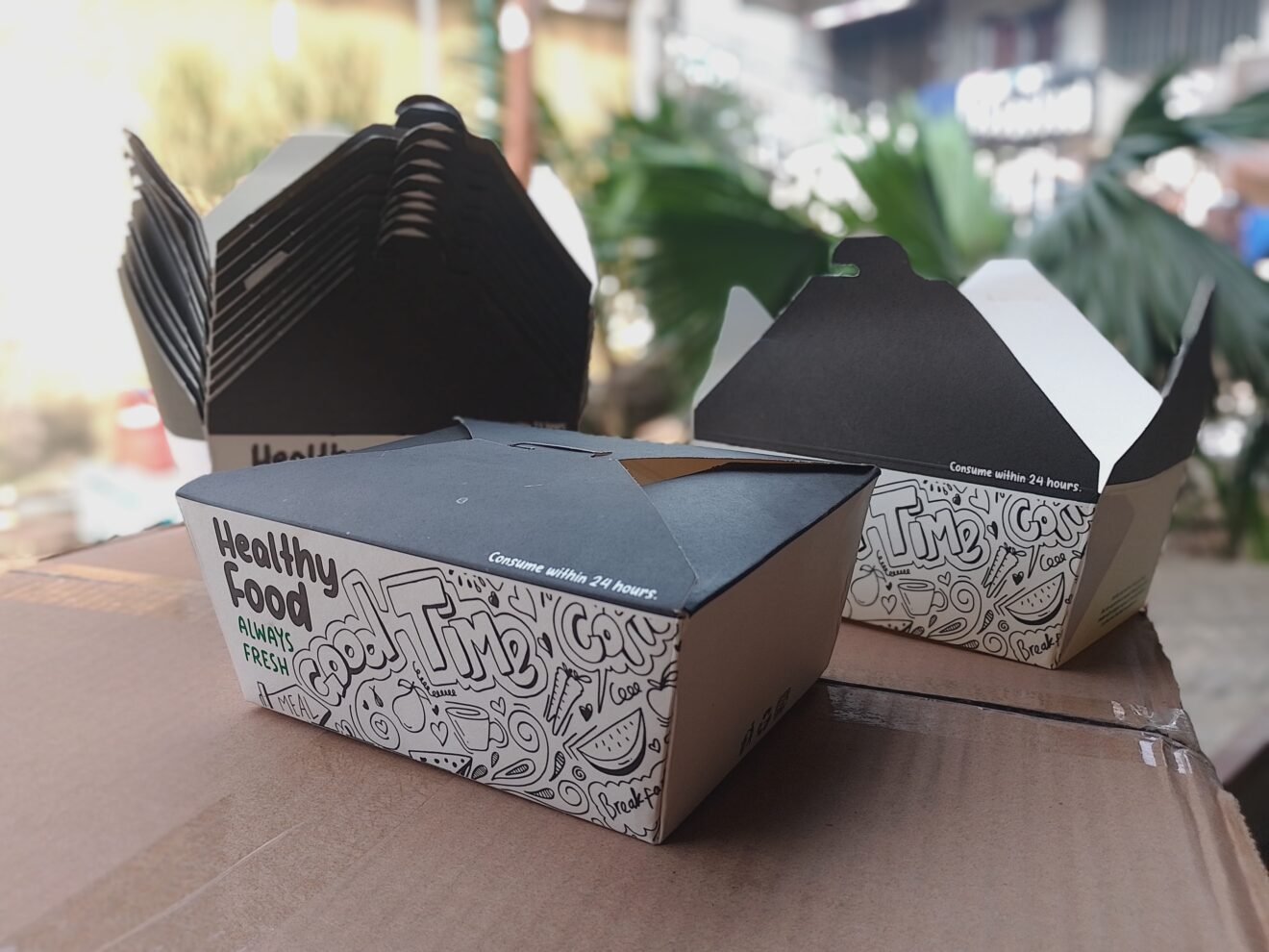 Good Time White Lunch Pack (Two Colour Design) – Pack Hub